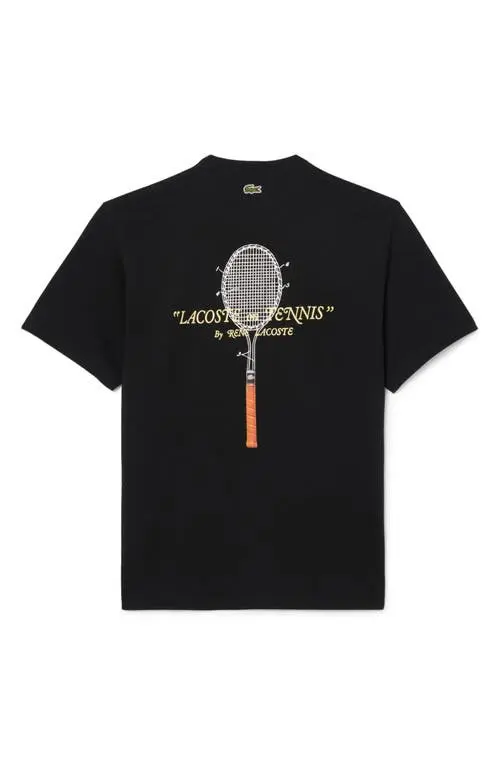 Lacoste Core Originals Embroidered Cotton Graphic T-shirt