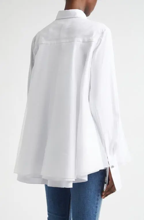 Brandon Maxwell The Vaughn Layered Button-up Shirt