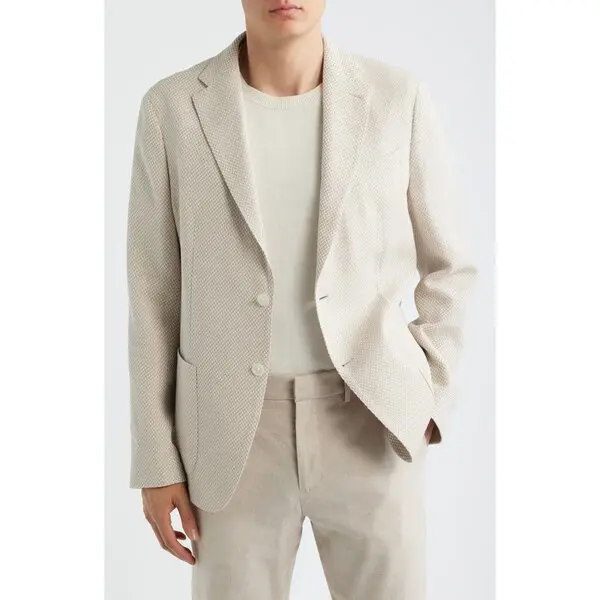 BOSS Hanry Slim-fit Textured Sport Coat