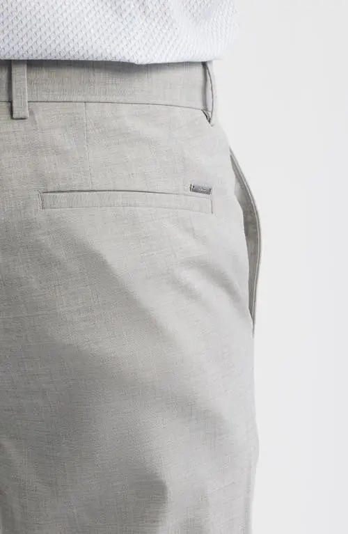 BOSS Genius Slim-fit Wool-blend Dress Pants - Open Grey