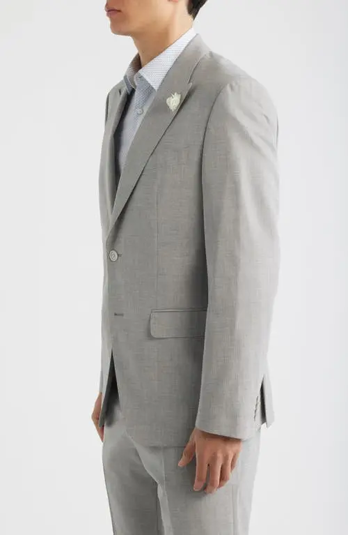BOSS Hutson Slim-fit Sport Coat - Open Grey