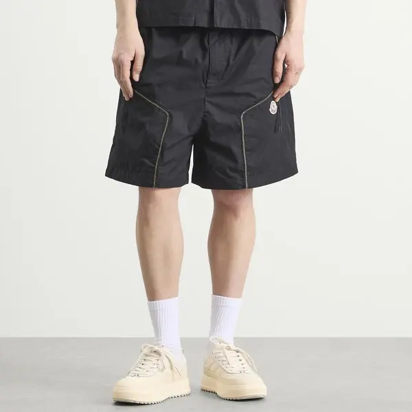 Moncler Contrast Stitch Shorts
