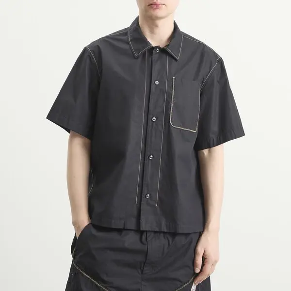 Moncler Contrast Stitch Shirt