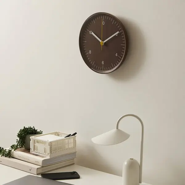 HAY Jasper Morrison Wall Clock - Brown