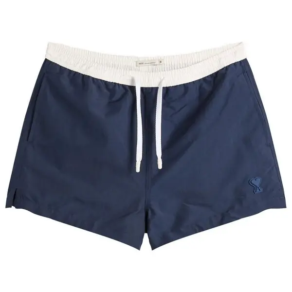 Ami Bicolor Swimsuit - Encre/blanc Creme