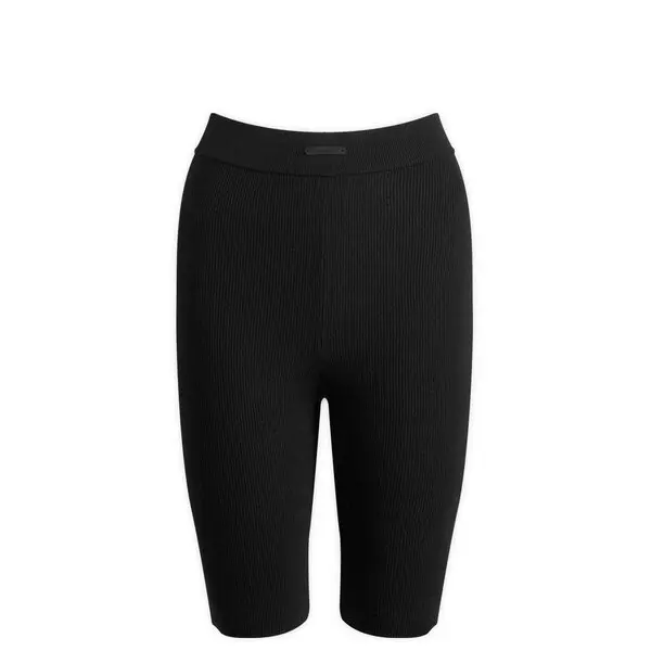 Fear Of God Rib Knit Bike Shorts - Vintage Black