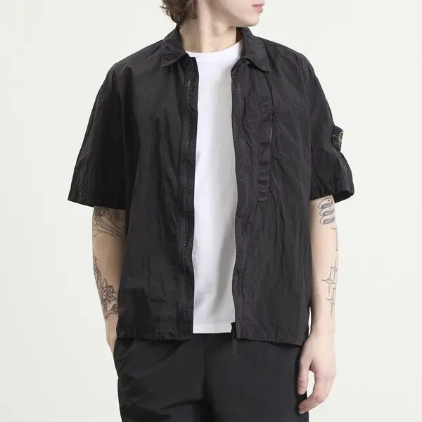 Stone Island Nylon Metal Short Sleeve Shirt