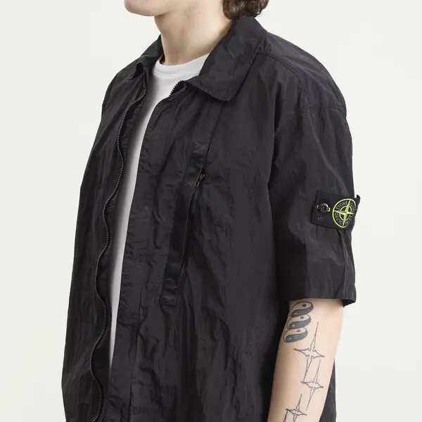 Stone Island Nylon Metal Short Sleeve Shirt