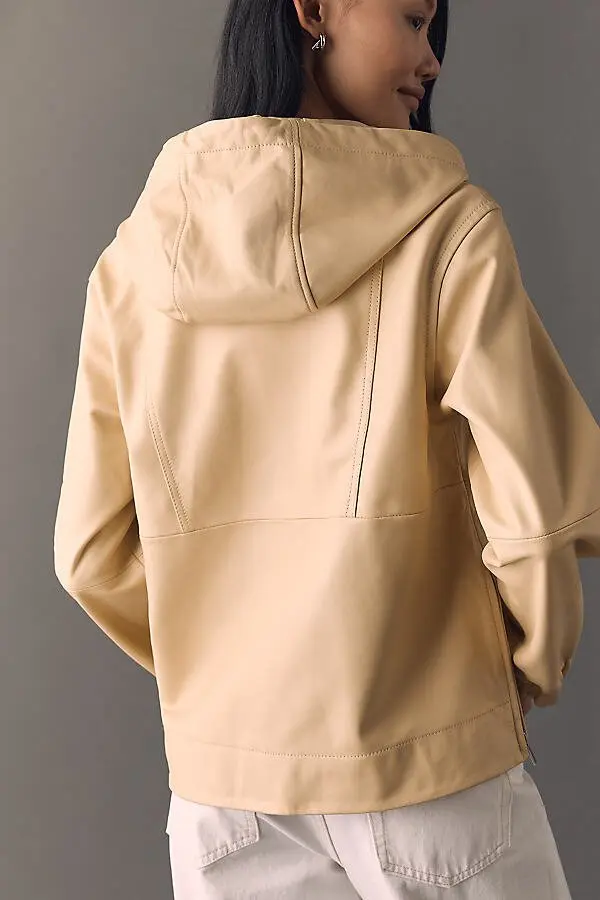 ALIGNE Alexia Leather Hoodie Jacket