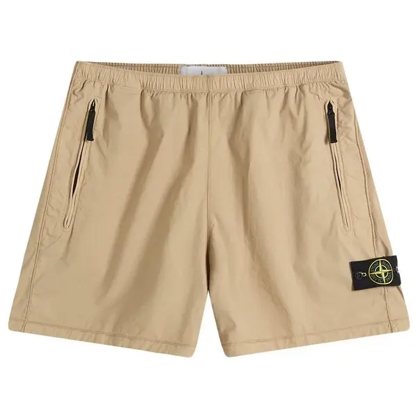 Stone Island Tela Paracadute Shorts - Desert
