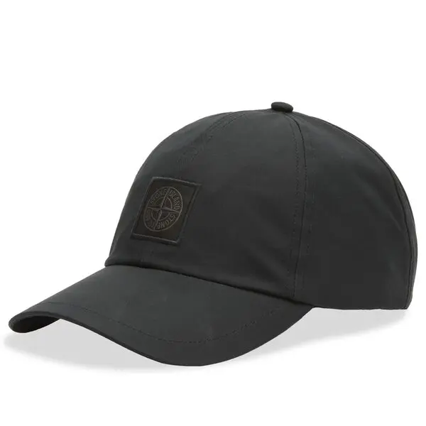 Stone Island Ghost Cotton Canvas Cap - Black