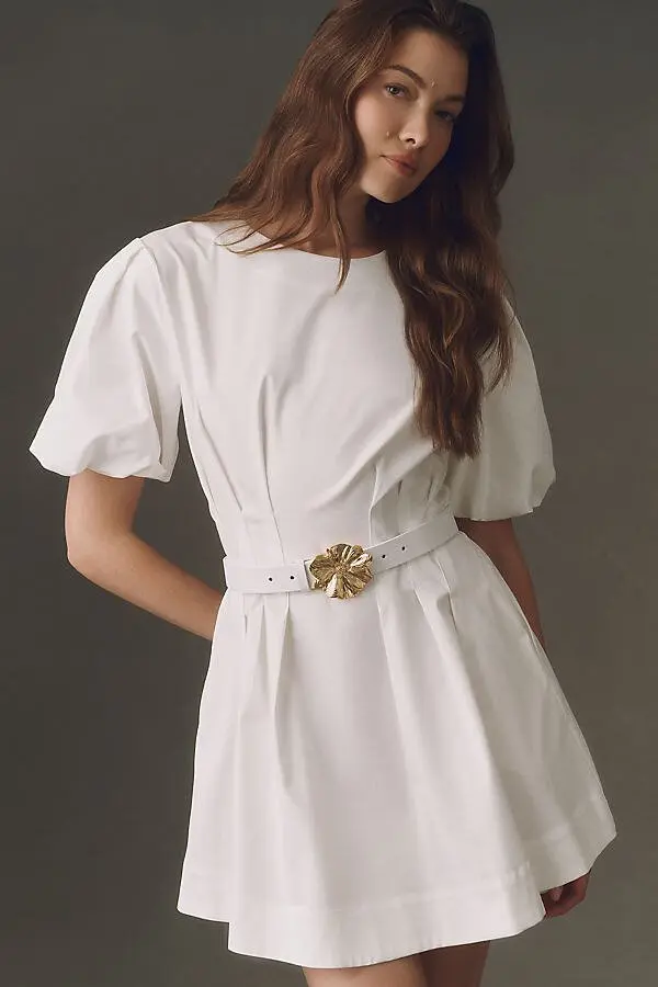 B-low The Belt Flora Belt - White