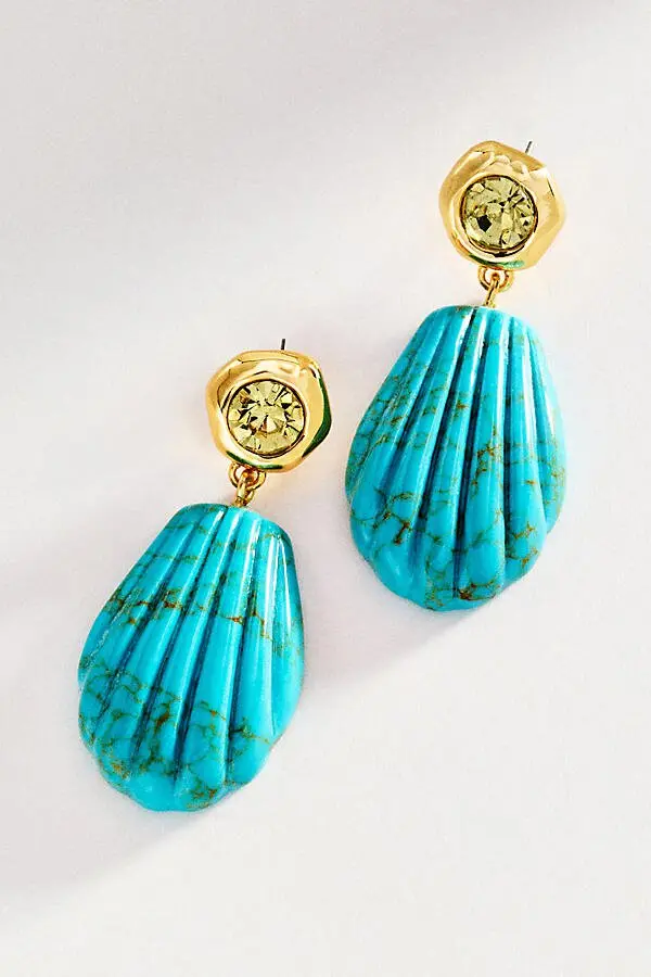 Mignonne Gavigan Natalia Drop Earrings - Turquoise