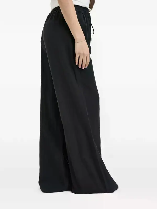 Liu Jo Linen Blend Wide Leg Trousers