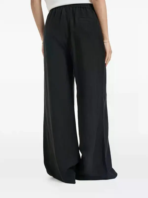 Liu Jo Linen Blend Wide Leg Trousers