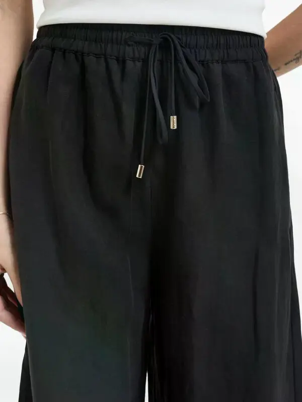 Liu Jo Linen Blend Wide Leg Trousers