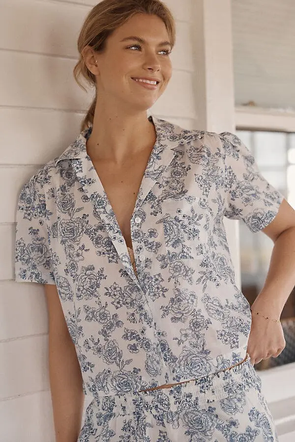 PAPINELLE Nostalgia Crop Pajama Set