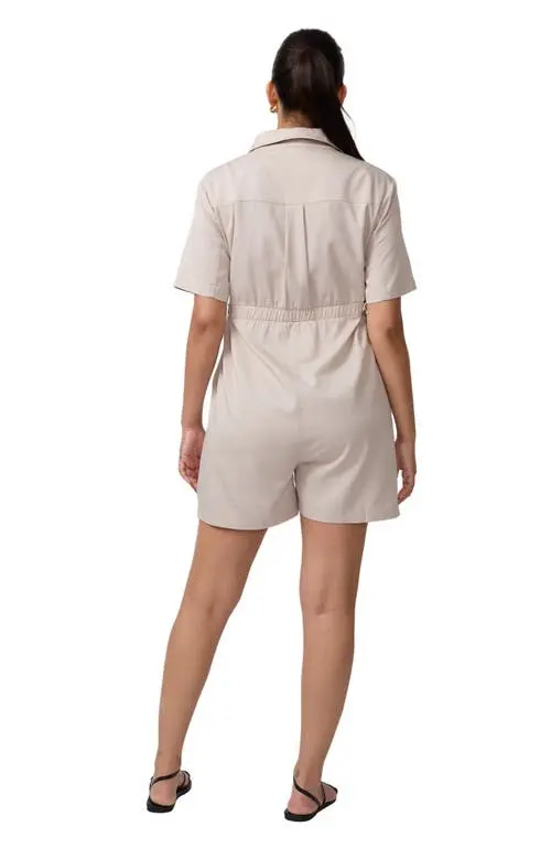 INGRID & ISABEL Short Sleeve Utility Romper