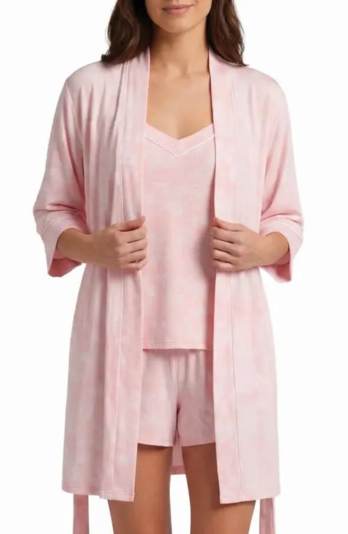Flora Nikrooz Martha Short Pajamas & Robe Set - Pink