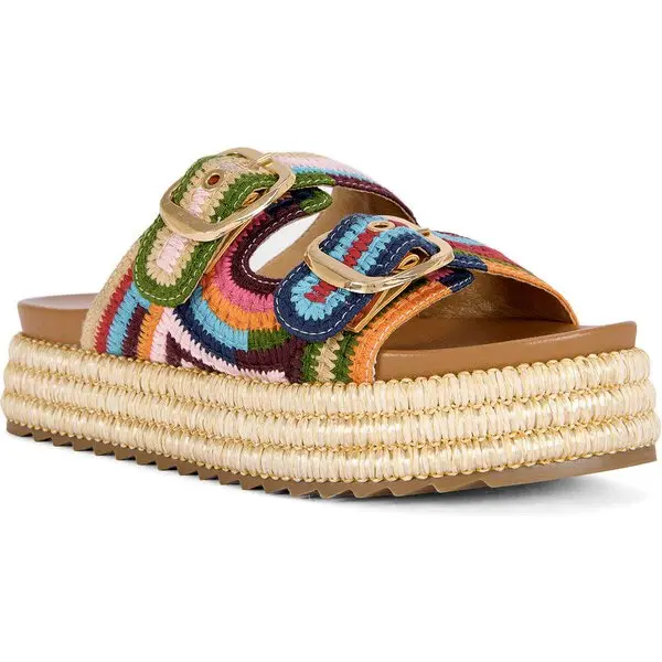 AZALEA WANG Nikkei Platform Slide Sandal