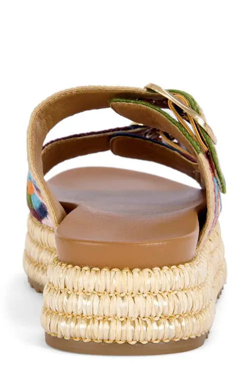 AZALEA WANG Nikkei Platform Slide Sandal