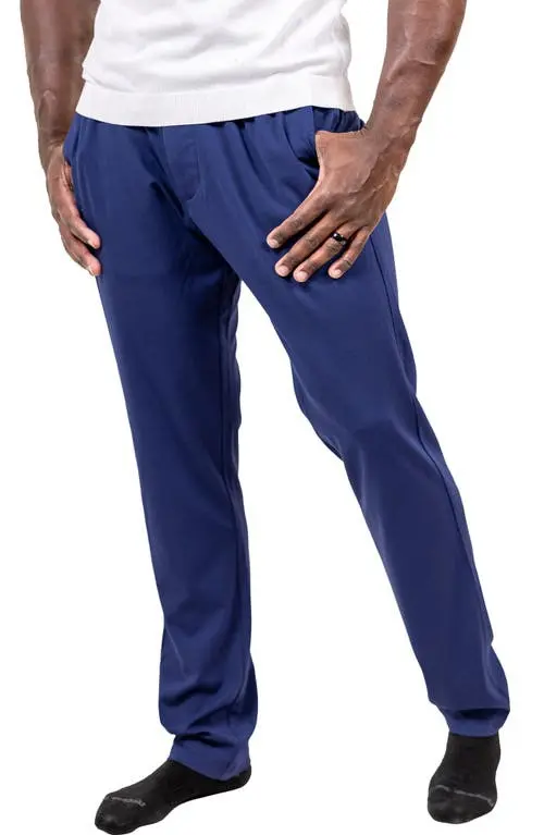 MACEOO Tapered Drawstring Pants - Blue