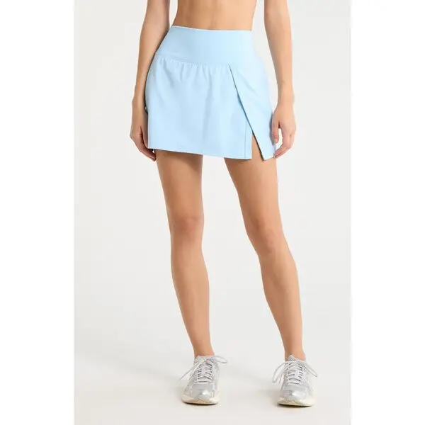 Year Of Ours Coco Side Slit Skort - Sky