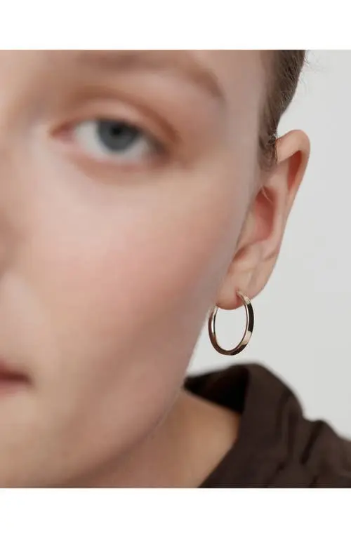 Monica Vinader Essential Small Hoop Earrings - Sterling Silver