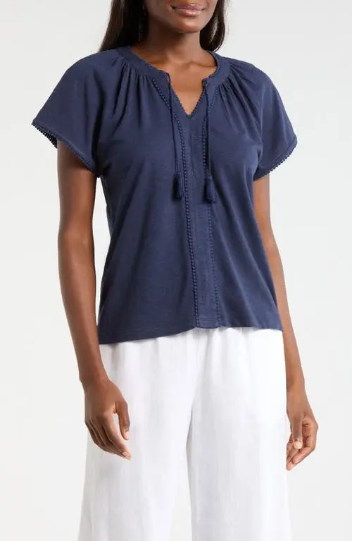 Tommy Bahama Pompom Trim T-shirt