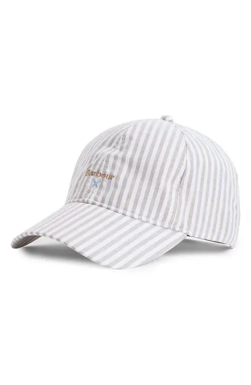 Barbour Cresswell Baseball Cap - Stone