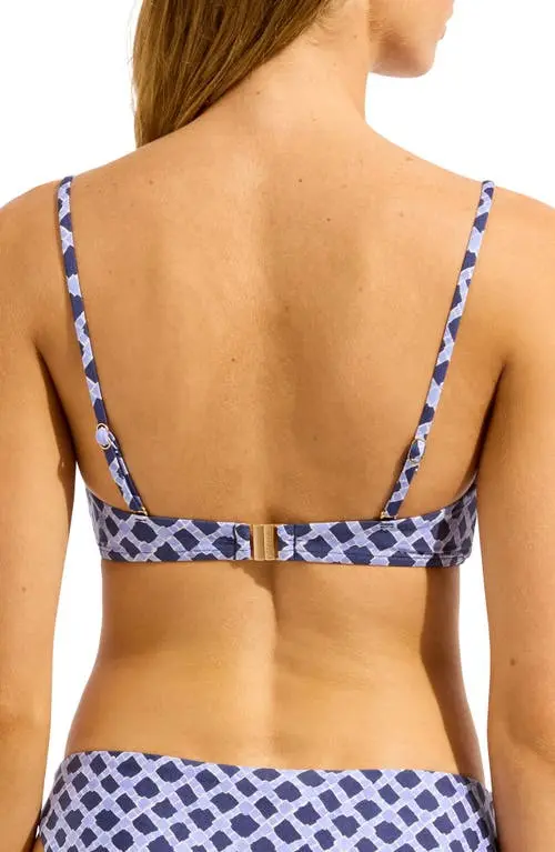 Seafolly Bralette Bikini Top - Blue Indigo