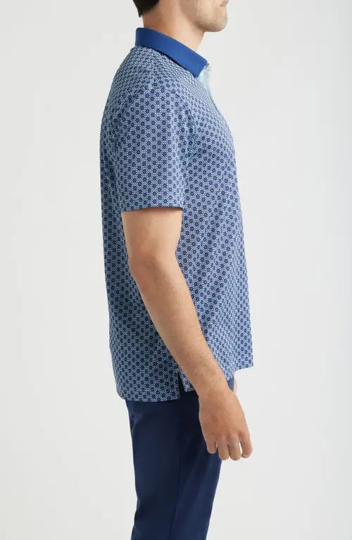 SWANNIES Cadence Performance Golf Polo - Navy
