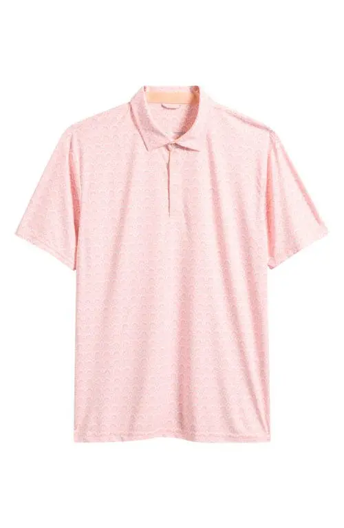 SWANNIES Sands Performance Golf Polo - Orange-crush
