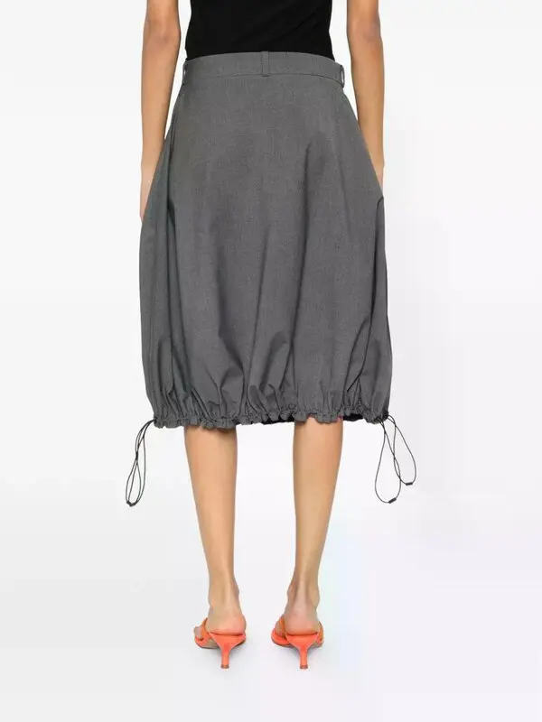 Coperni Balloon-shape Midi Skirt - Grey