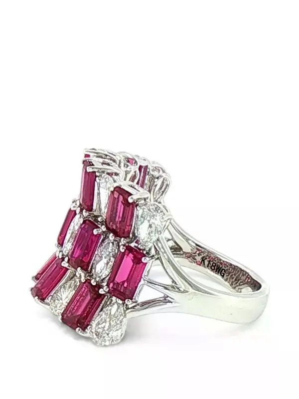 HYT JEWELRY Ruby And Diamond Ring