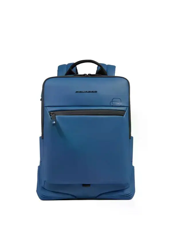 PIQUADRO Water-resistant Laptop Backpack - Blue