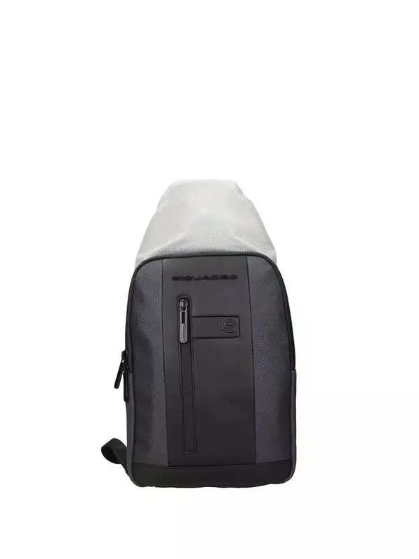 PIQUADRO Logo-detail Sling Backpack - Grey
