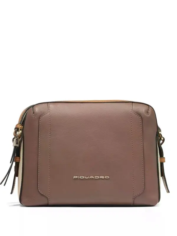 PIQUADRO Logo-lettering Shoulder Bag - Brown