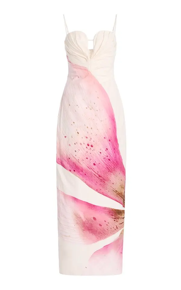 Significant Other Quentin Floral Cotton Maxi Dress - Pink