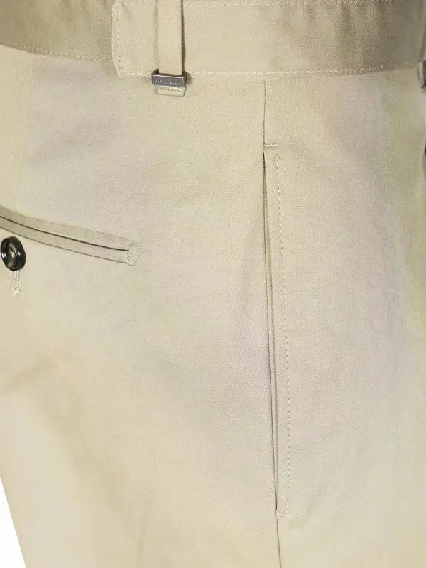 BE ABLE Pleated-detail Belted Trousers