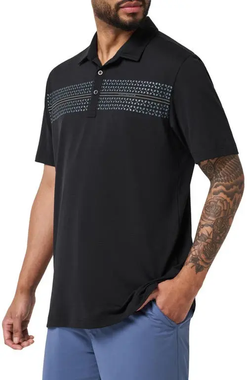 Travis Mathew Performance Jersey Polo - Black