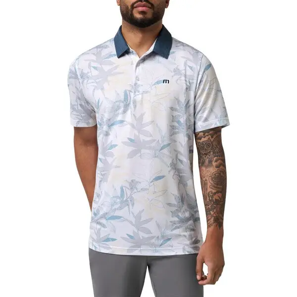 Travis Mathew Featherweight Drift Floral Polo
