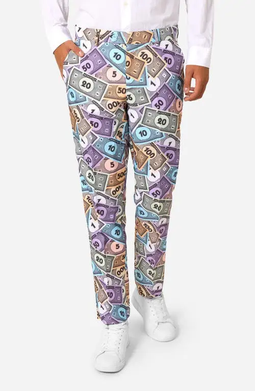 Opposuits X Monopoly Slim Fit Two-piece Suit & Tie Set