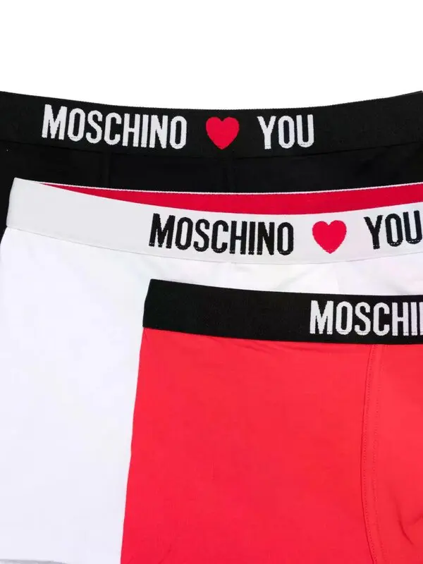 Moschino Logo-waistband Boxers