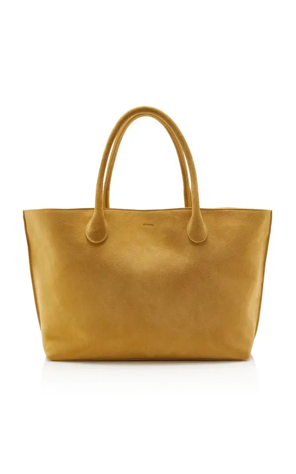 Lié Studio The Grace Suede Tote - Yellow