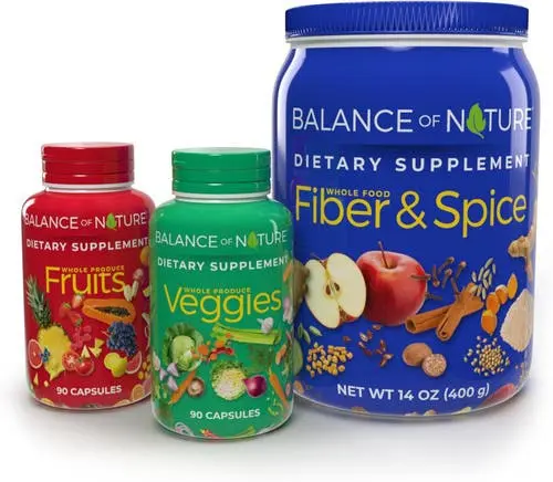 BALANCE OF NATURE Whole Food Fruit Vegetable And Fiber Supplement System - None