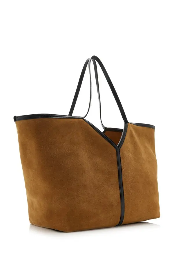 Saint Laurent Y Suede Tote Bag