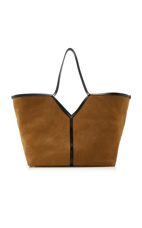 Saint Laurent Y Suede Tote Bag