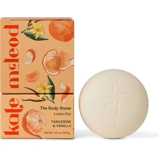 KATE MCLEOD Tangerine & Vanilla Body Stone Lotion Bar - No Color