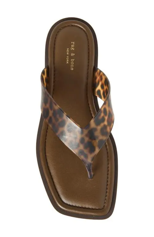 Rag & Bone Gracie Jelly Flip Flop - Tortoise